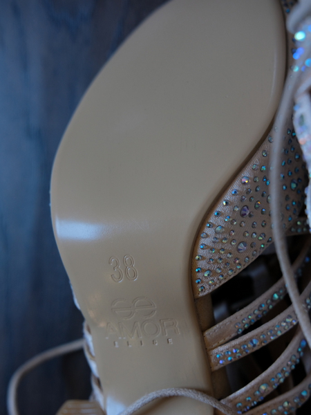 Emily - Pink Satin - 3.3" Heel - Women's Bridal Latin Dance Shoes ...